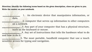 Css - INTRODUCTION-TO-COMPUTER- Lesson 1pptx | PPTX
