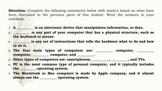 Css - INTRODUCTION-TO-COMPUTER- Lesson 1pptx | PPTX