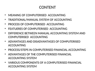 introduction to computerized accountingI | PPT