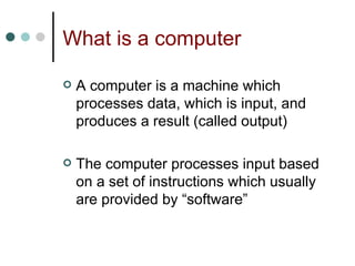 Introduction To Computers | PPT