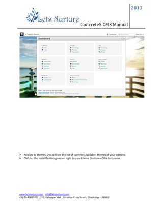 Introduction to-concrete-5 | PDF | Web Design and HTML | Internet