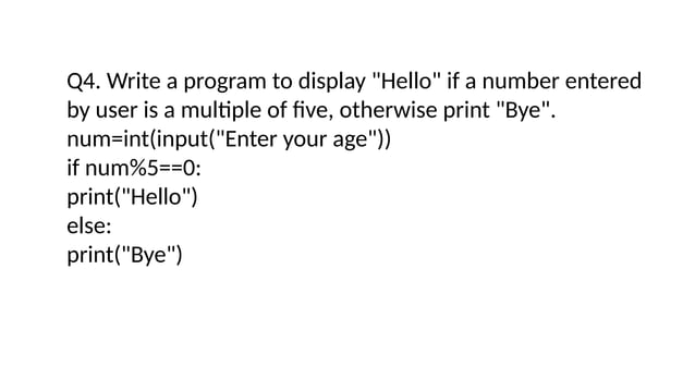 Introduction To Conditional Statements In Pythonpptx Programming Languages Computing