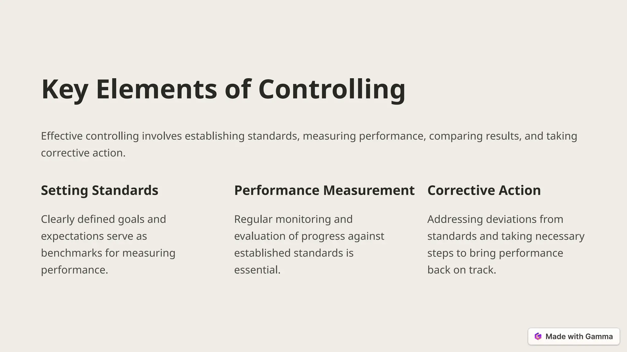 Pengertian tentang controling dalam manajemen | PPTX