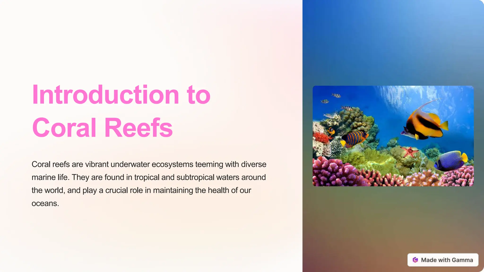 Introduction-to-Coral-Reefs and its importance.pptx