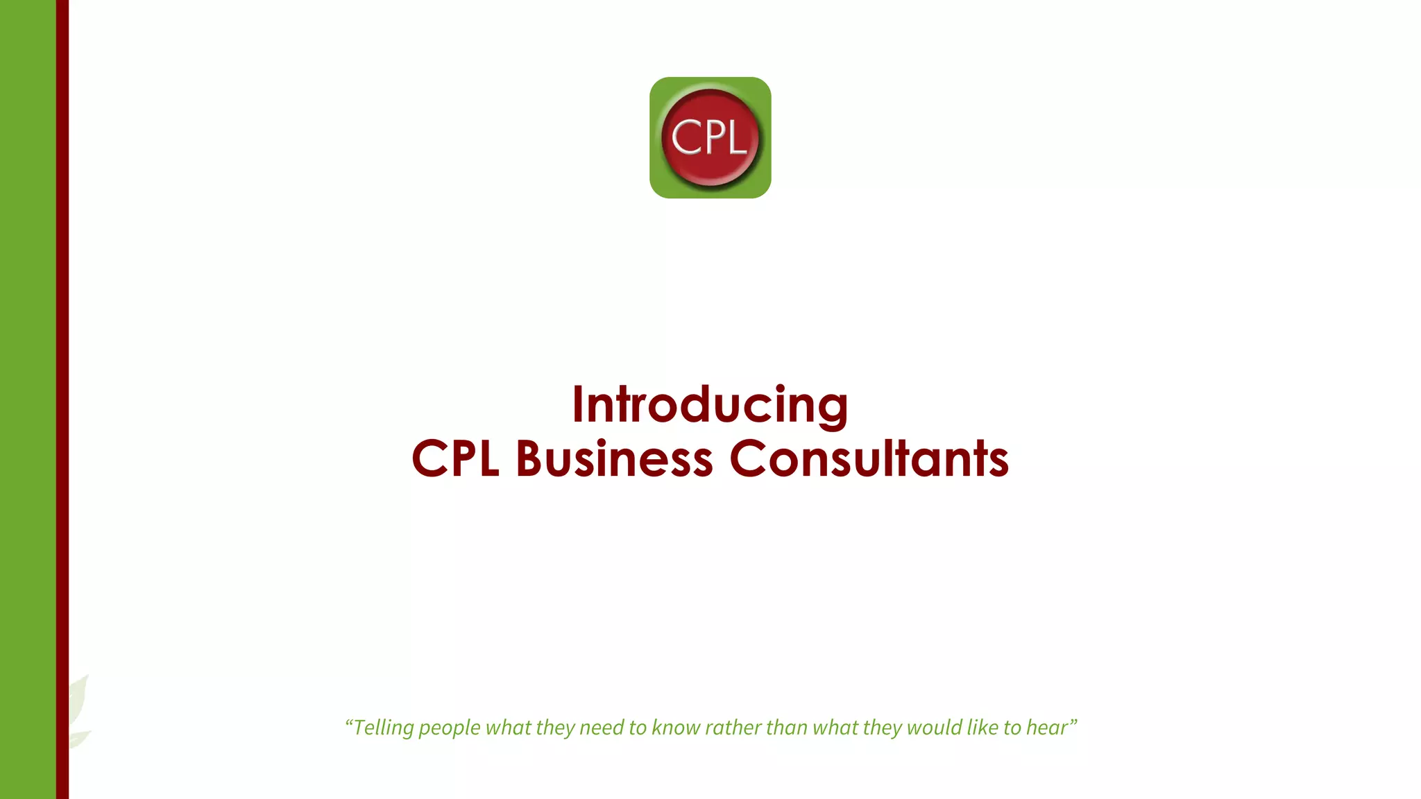 CPL Business Consultants - Strategy consultants specialising in B2B ...