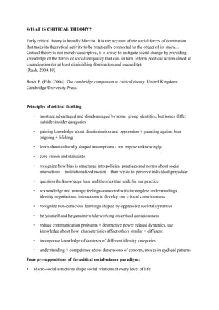 Critical sw study notes | DOC
