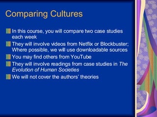 Introduction to Cultures of the World | PPT