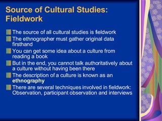 Introduction to Cultures of the World | PPT
