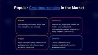 Introduction to Cryptocurrencies | PPTX