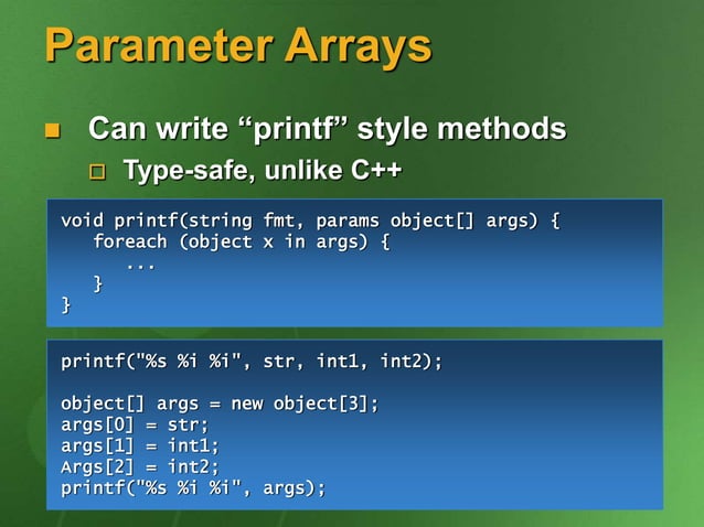 Introduction-to-Csharp programacion orientada a objetos | PPT