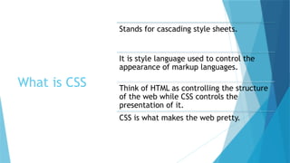 Introduction-to-CSS.pptx alll about css types | PPTX