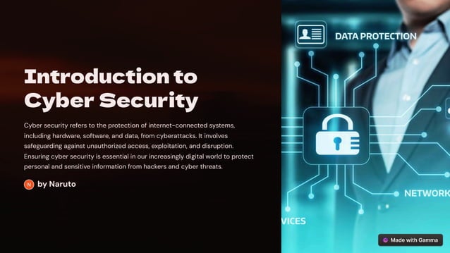 Introduction To Cyber Security Presentationpdf Information And Network Security Computing
