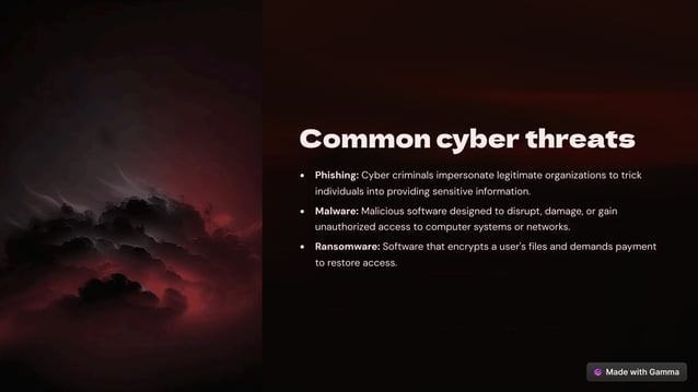 Introduction-to-Cyber-Security presentation.pdf | Information and Network Security | Computing