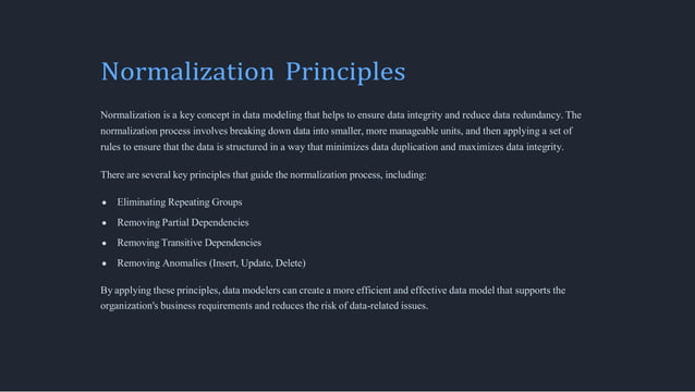 Introduction-to-Data-Modeling | PPT