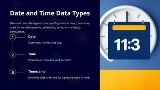 Data Types -Introduction to Data types-Data Types-Types of Data | PPT
