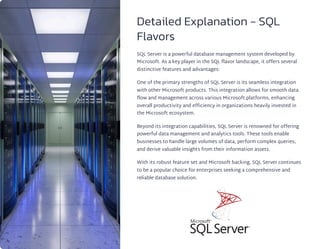 Introduction-to-Databases-SQL-Flavors | PDF