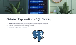 Introduction-to-Databases-SQL-Flavors | PDF