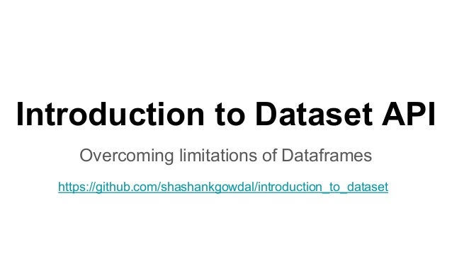 Introduction to dataset