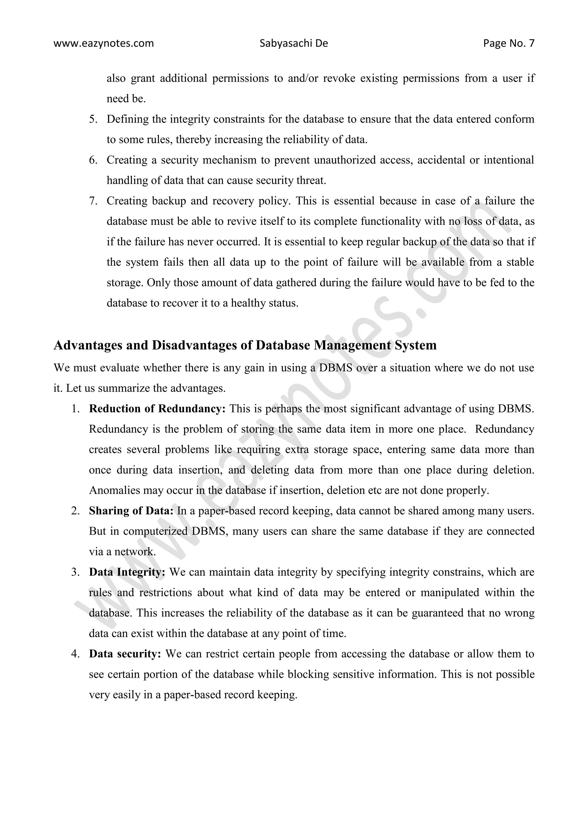 Introduction to-dbms | PDF