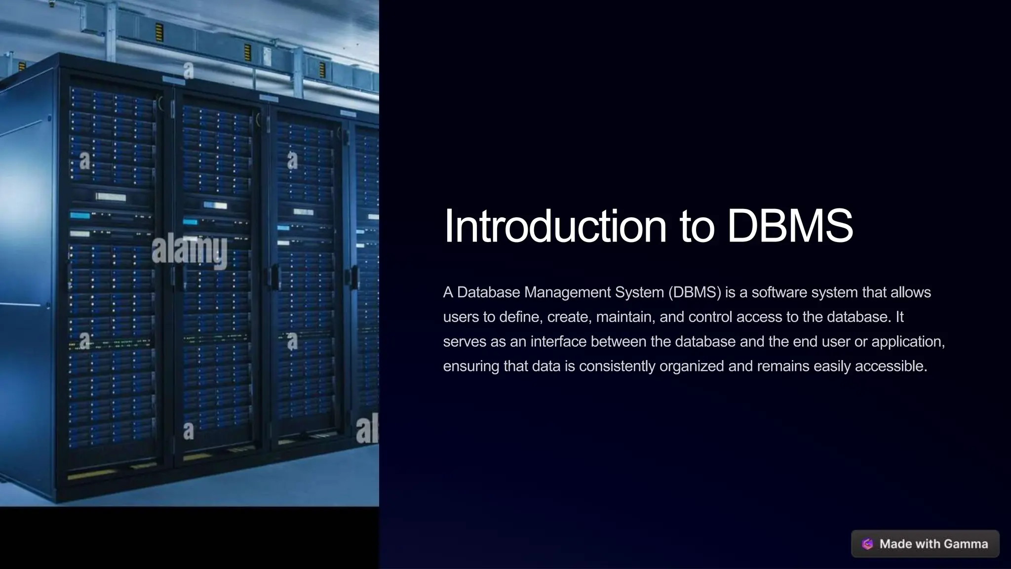 Introduction To Dbms For The Semester Exam Pptx Databases Computer Software And Applications