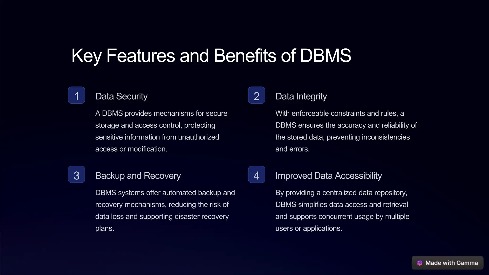 Introduction To Dbms For The Semester Exam Pptx Databases Computer Software And Applications