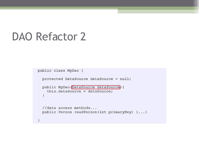 Introduction To Dependency Injection Using Spring.NET Introduction To Dependency Injection Using Spring.NET