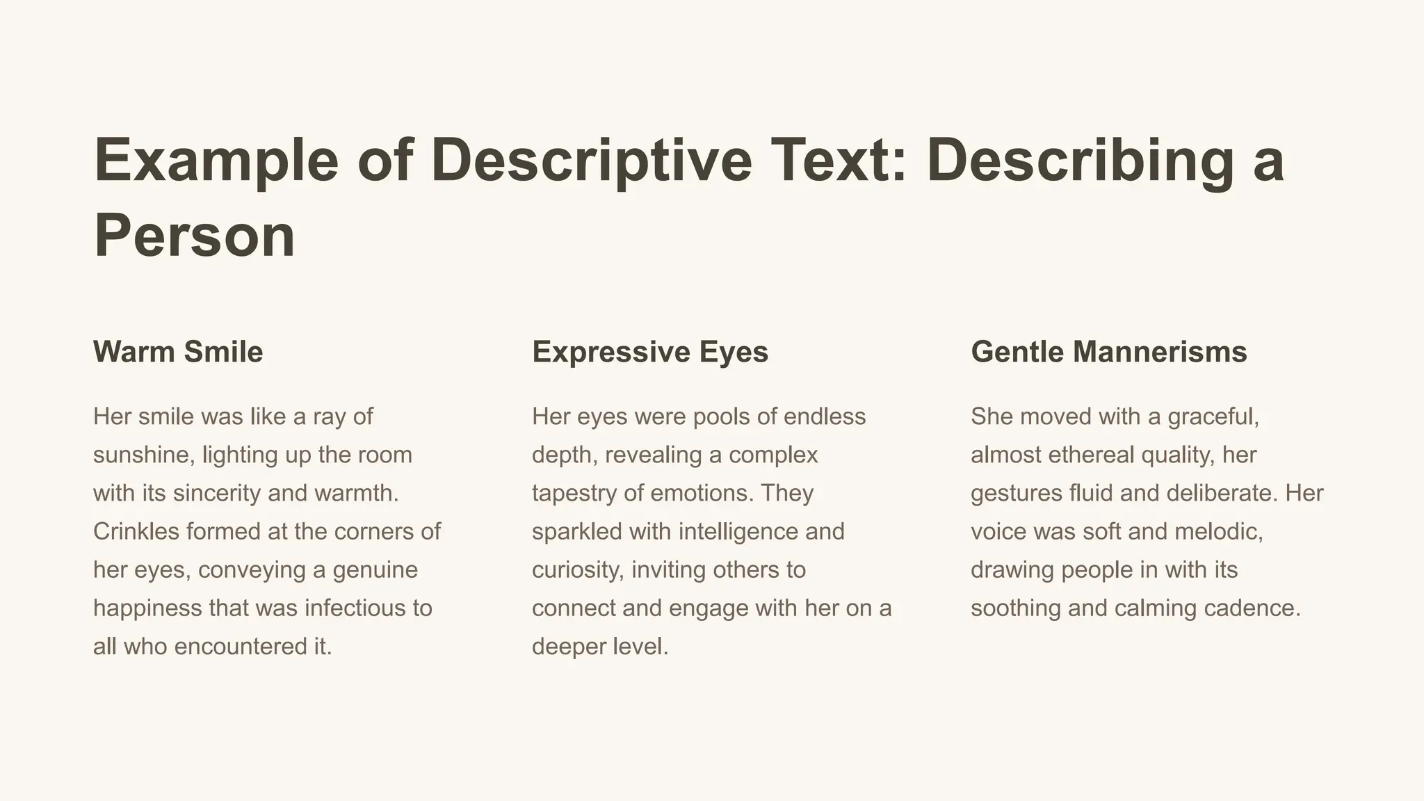 Introduction to Descriptive Text for 8 Grade | PPT