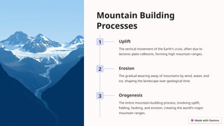 What is Diastrophism and types of it pptx | PPTX | Geology | Science