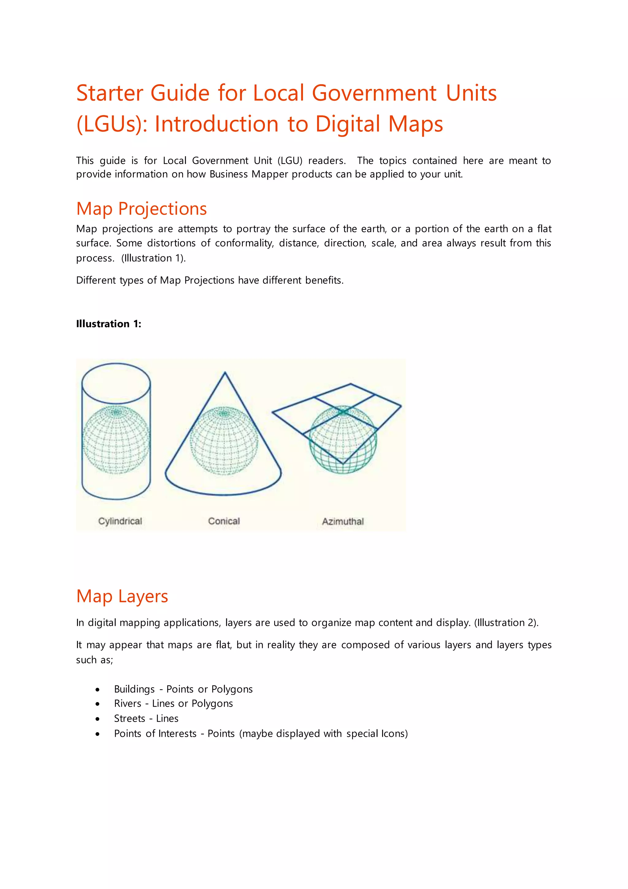Introduction to Digital Maps | DOCX