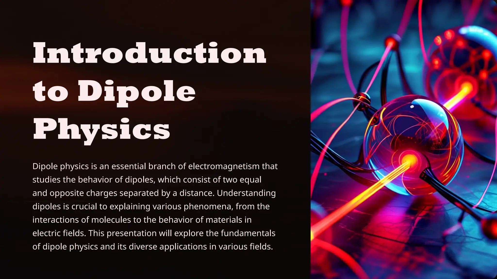 Introduction-to-Dipole Physics for school level | PPTX