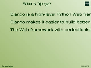 Introduction To Django | PPT