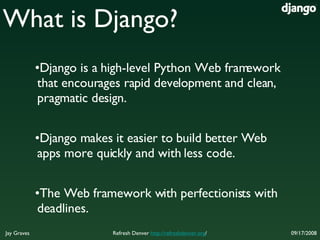 Introduction To Django | PPT