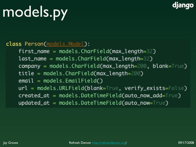 Introduction To Django | PPT | Technology & Computing