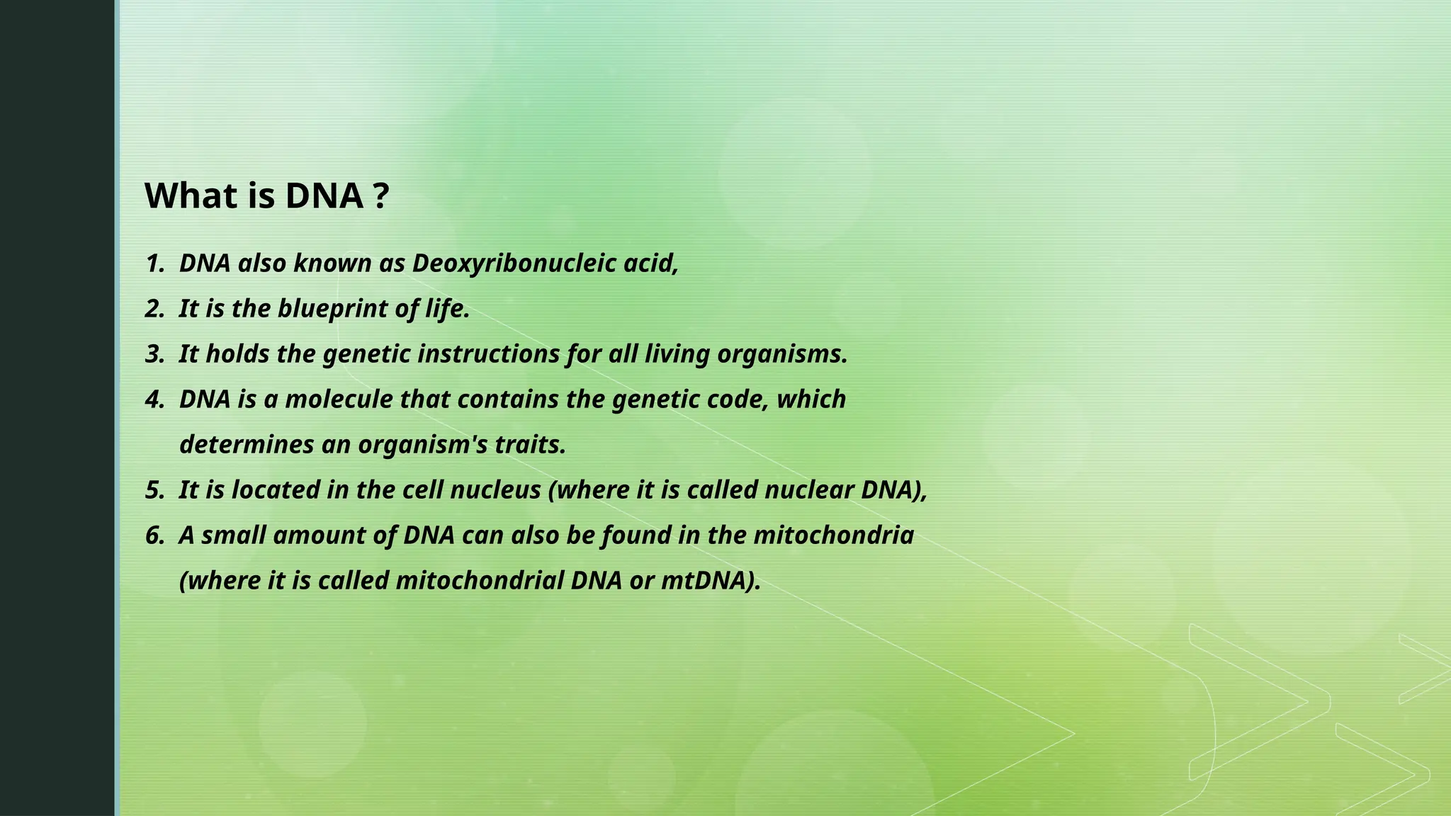 Introduction-to-DNA | Discovery | Chemical Structure | PPT