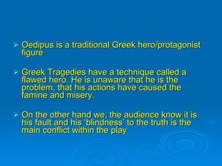 Introduction To Drama Conventions Oedipus And House Of Ba(2) | PPT
