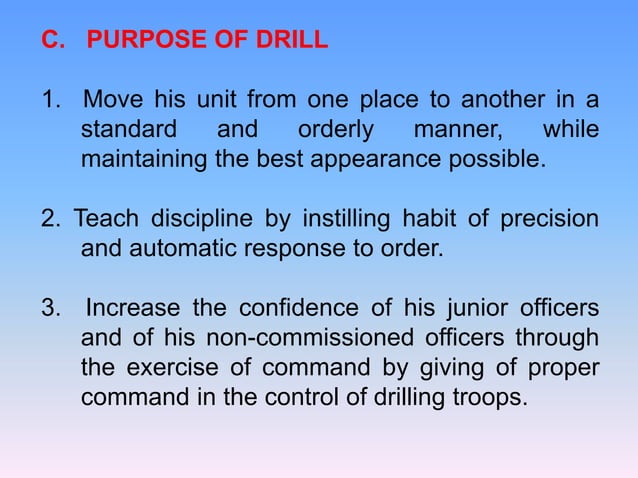 INTRODUCTION-TO-DRILL-AND-CEREMONIES.ppt | Arms & Ammunition ...
