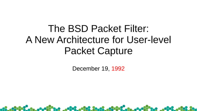 Introduction To Ebpf And Xdp Ppt