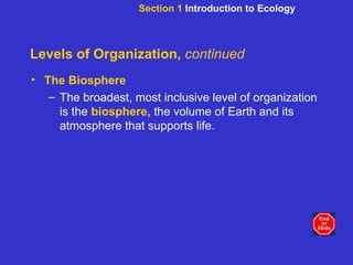 Introduction To Ecology | PPT