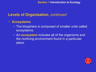 Introduction To Ecology | PPT