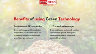 Ecostan's Gobar Se Lakdi Banane Ki Machine: Green Technology | PPTX