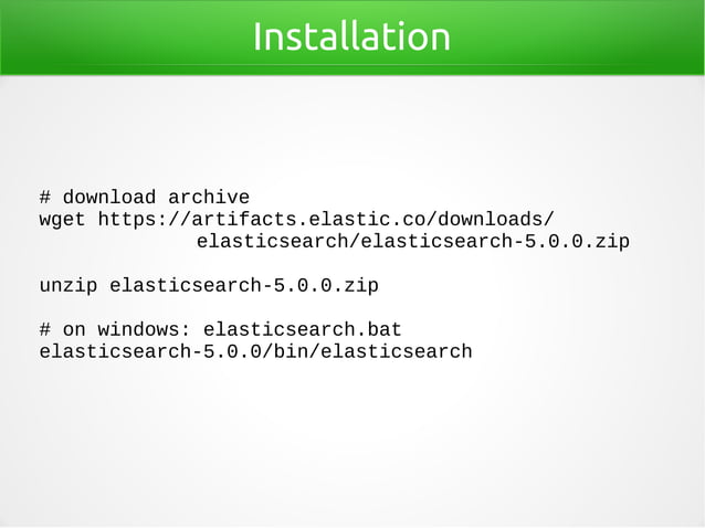 Introduction to elasticsearch | PPT