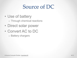 Introduction to electricity | PPTX