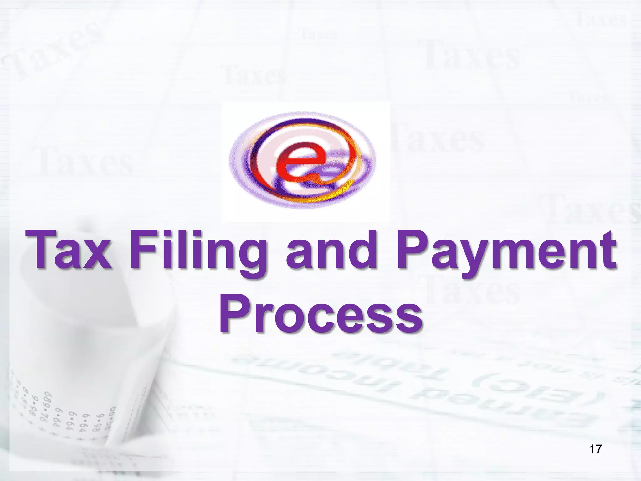 Electronic Filing and Payment System For Entrepreneurs, Self-Employed ...