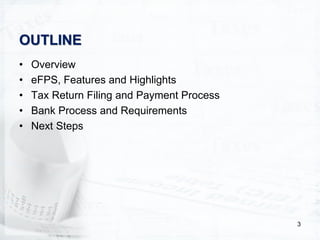 Electronic Filing and Payment System For Entrepreneurs, Self-Employed ...