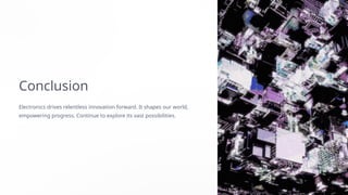 "Basic Electronics Explained with Real-World Examples" | PPTX