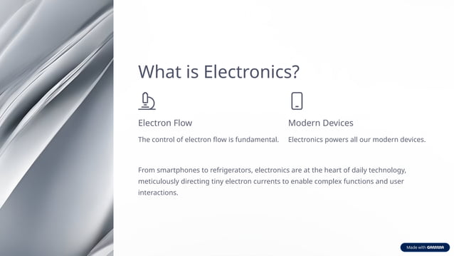 "Basic Electronics Explained with Real-World Examples" | PPTX