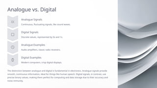 "Basic Electronics Explained with Real-World Examples" | PPTX