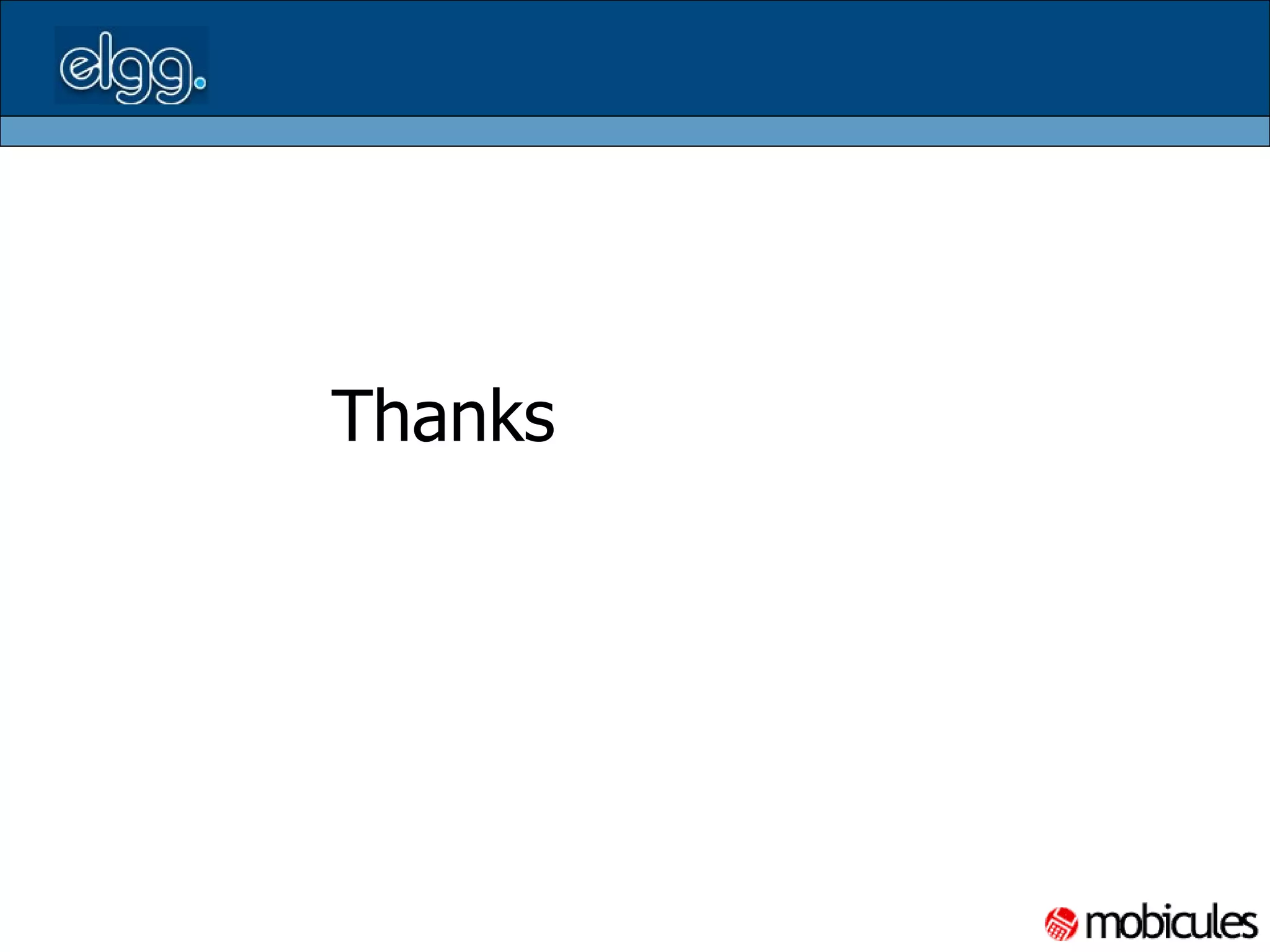 Introduction to ELGG, the Open Source Social Network Platform | PPT | Programming Languages ...