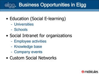 Introduction to ELGG, the Open Source Social Network Platform | PPT | Programming Languages ...
