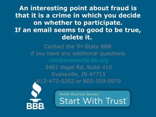 Introduction to Email Fraud | PPT